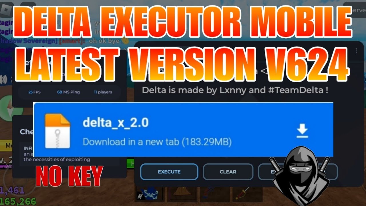 New Delta Executor V624 No key New Updated | Download Link | Delta 2.0 ...
