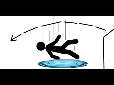falling through the shaft portal 2 pt 6 - YouTube