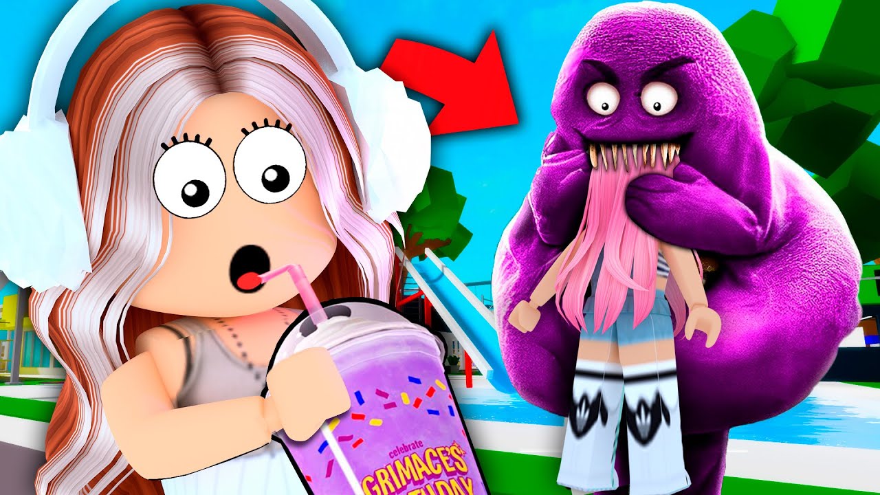 A HISTÓRIA DO GRIMACE SHAKE NO ROBLOX - YouTube