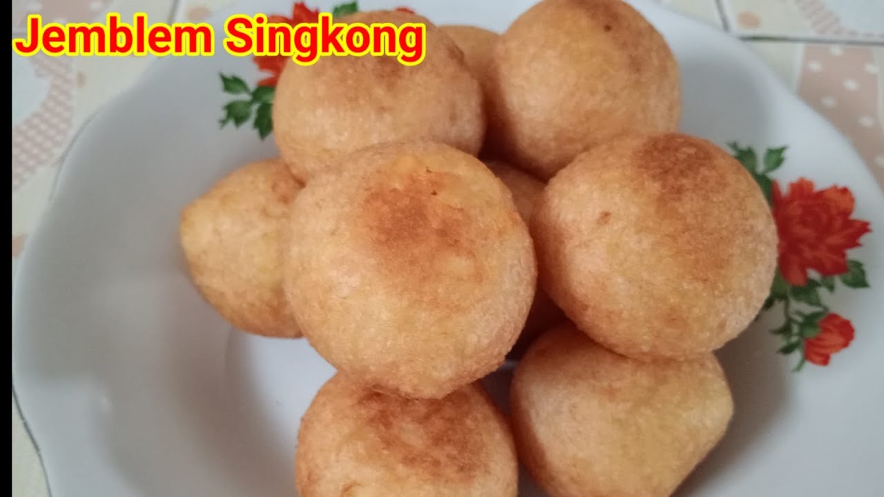 Jemblem Singkong jajanan tradisional yang empuk & lembut - YouTube