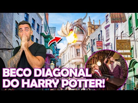 Conheça o Beco Diagonal do Harry Potter! Parque Universal Studios ...