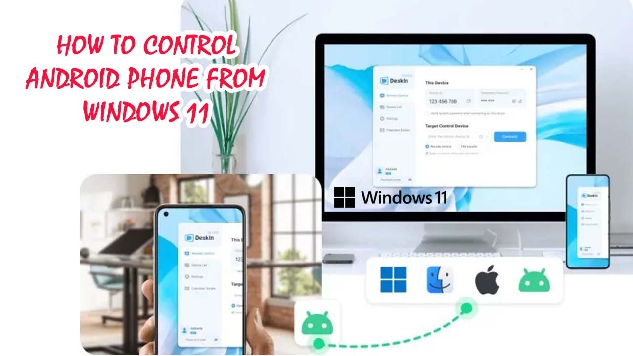 How to control your Windows 11 from Android Phone | Operate Windows 11/10 from Android | Windows ...