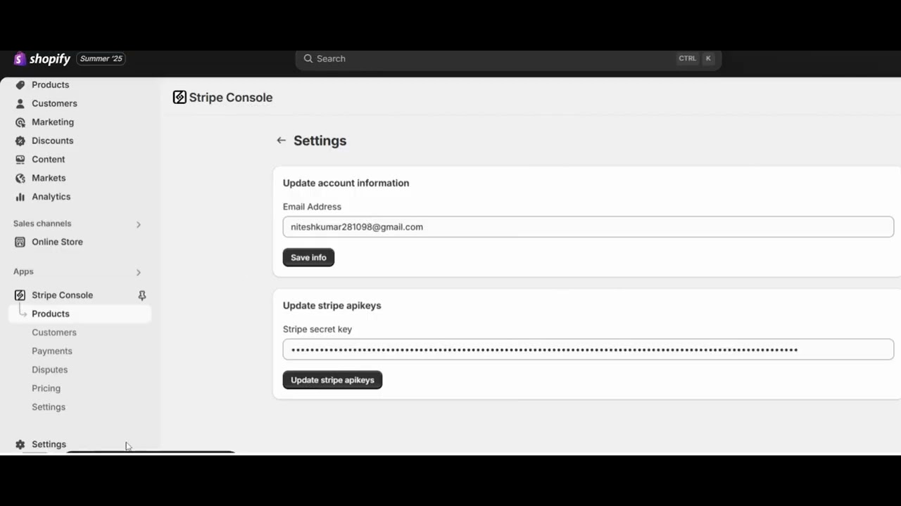 Stripe Console - How it Works - Shopify - YouTube
