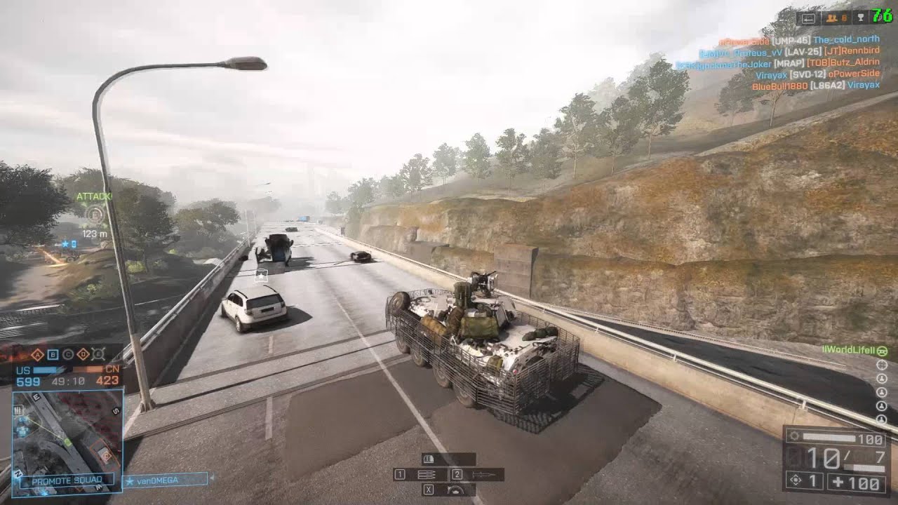 [Battlefield 4]IFV Gameplay Flood Zone Lav-25 (64-1) - YouTube
