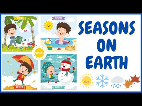 Seasons | Kids vocabulary | Four Seasons | 4 seasons in a year | English educational video for kids