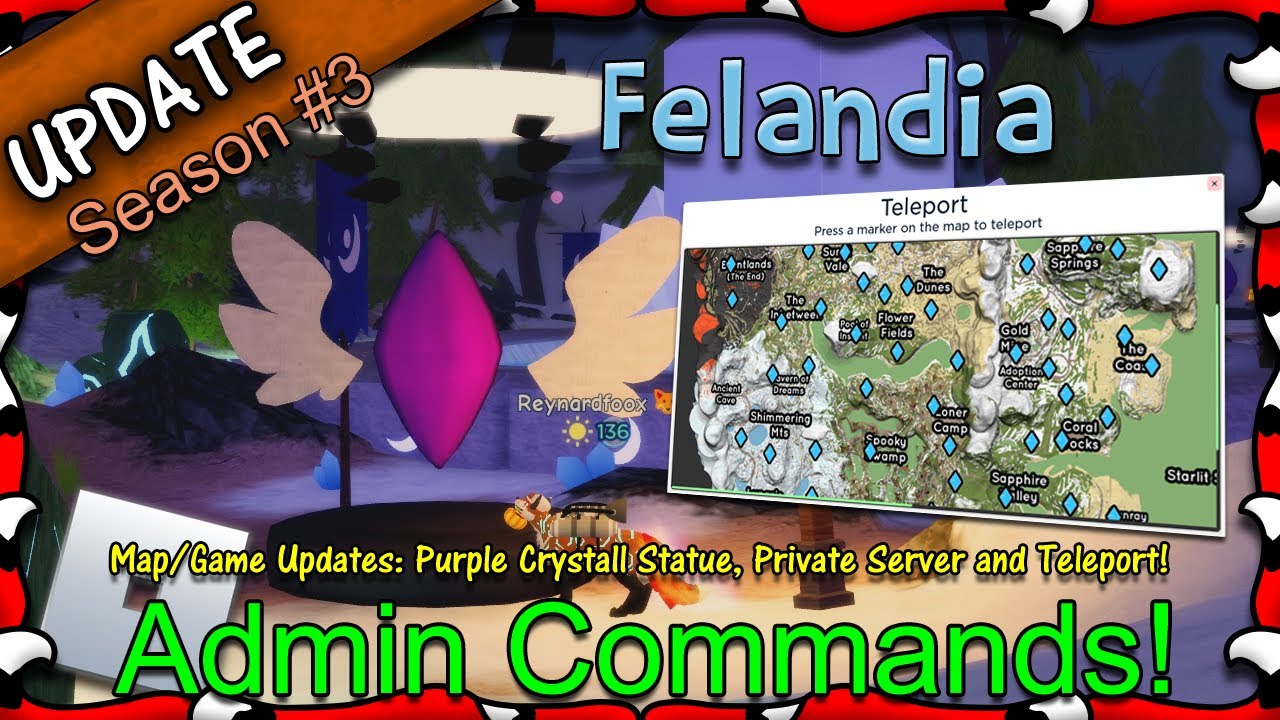 ROBLOX | Felandia S3 - How To Use Admin Commands For Private Server ...