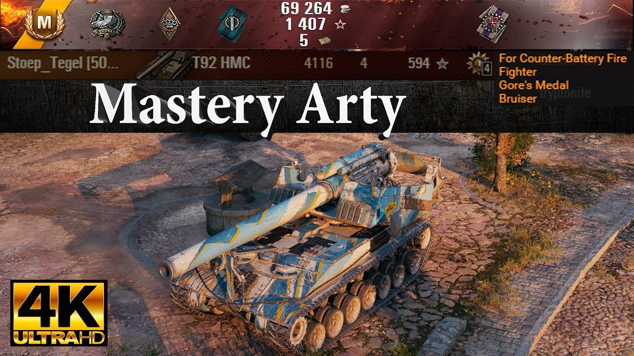 T92 HMC video in Ultra HD 4K🔝 Mastery Arty For Counter-Battery Fire ...