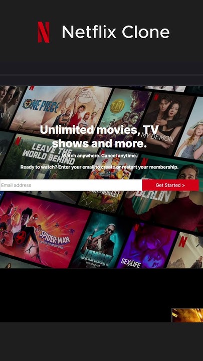 Netflix Clone 🔥#shorts - YouTube