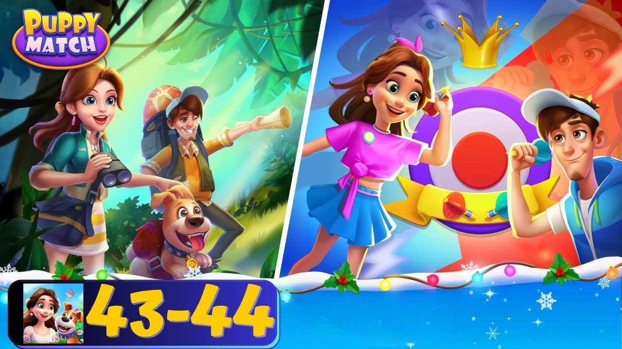 Puppy Match: Match 3 Game - Areas 43-44 - Gameplay - YouTube