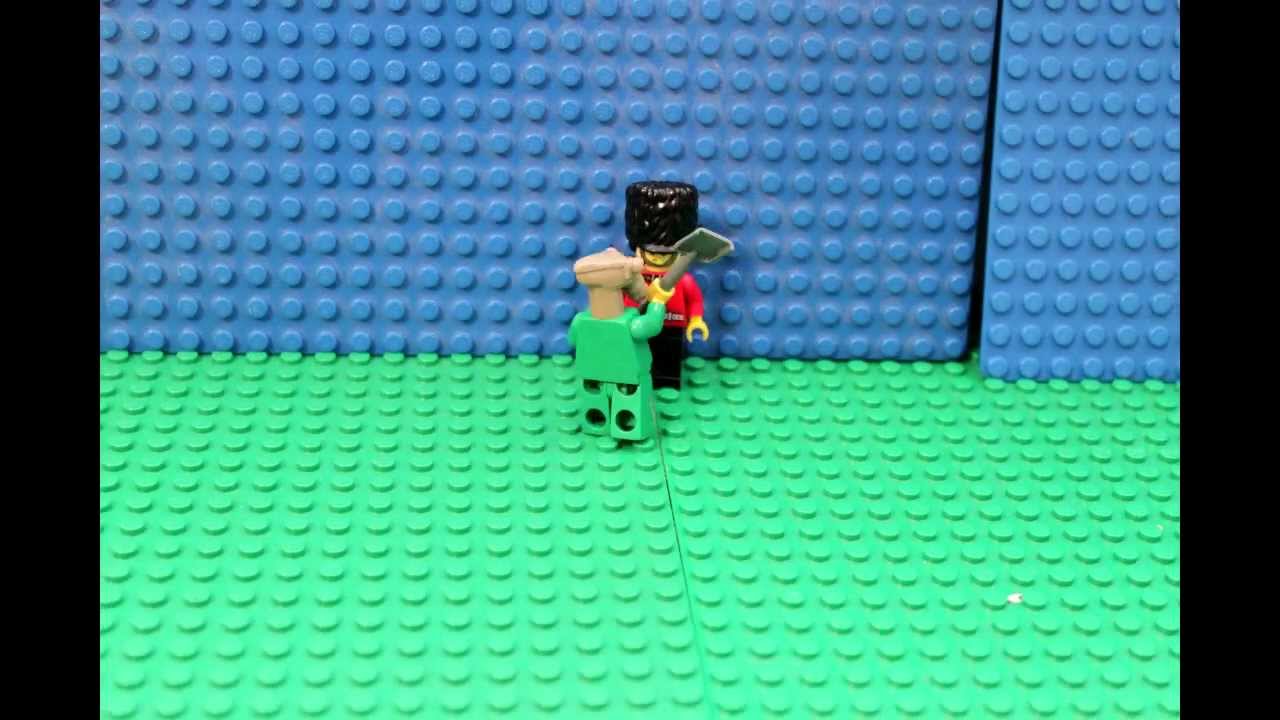 Lego Foot Soldier Meets Dancing Group - YouTube