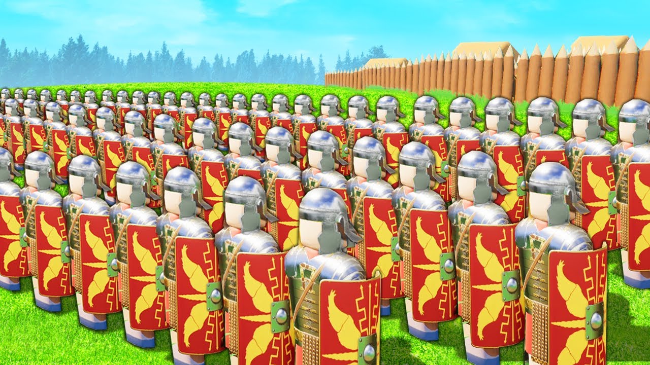 Commanding A Shield Wall Army vs Infinite Forces! - YouTube