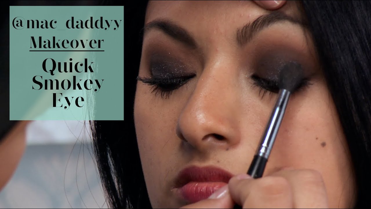 How To Get A Quick Smokey Eye Look | MacDaddy Makeovers - YouTube