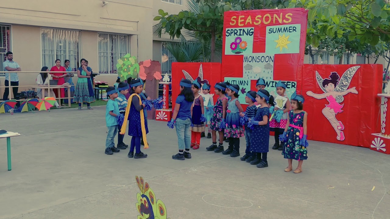 Jr. KG Class project presentation 2018 - Monsoon - YouTube