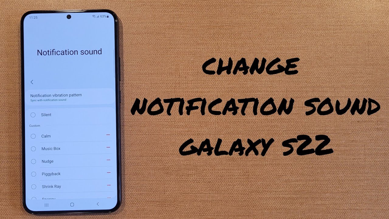 Change Notification Sound Samsung Galaxy S22 YouTube change-notification-sound-samsung-galaxy-s22-youtube