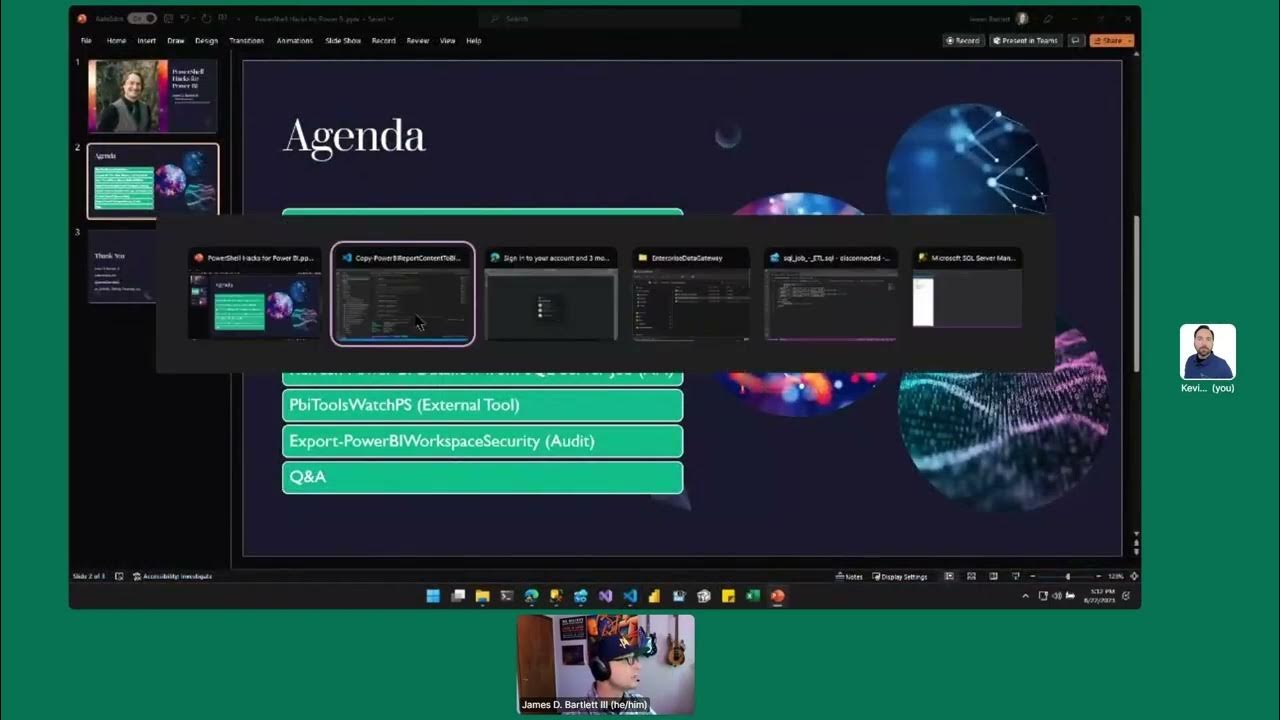 PowerShell Hacks for Power BI by James D. Bartlett, III - YouTube