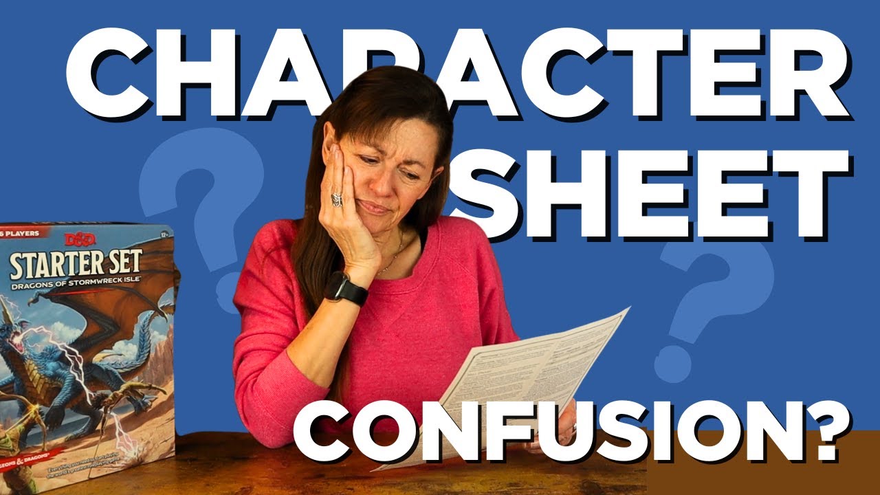 From Confused Player to D&D HERO - Simple Character Sheet Guide! - YouTube