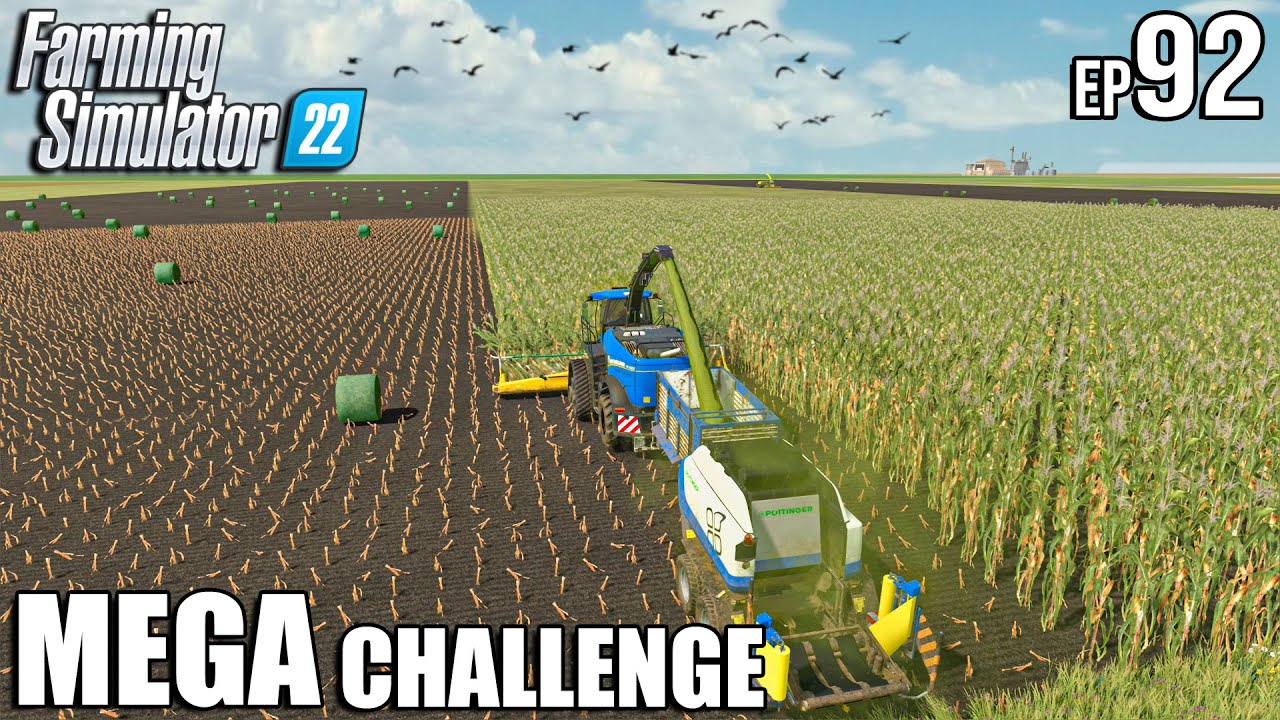 I Used The MOST OVERPOWERED Silage Baler in FS22 | MEGA Challenge ...