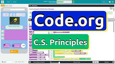 Code.org Lists Practice Lesson 3 | Tutorials with Answers | Unit 6 C.S ...