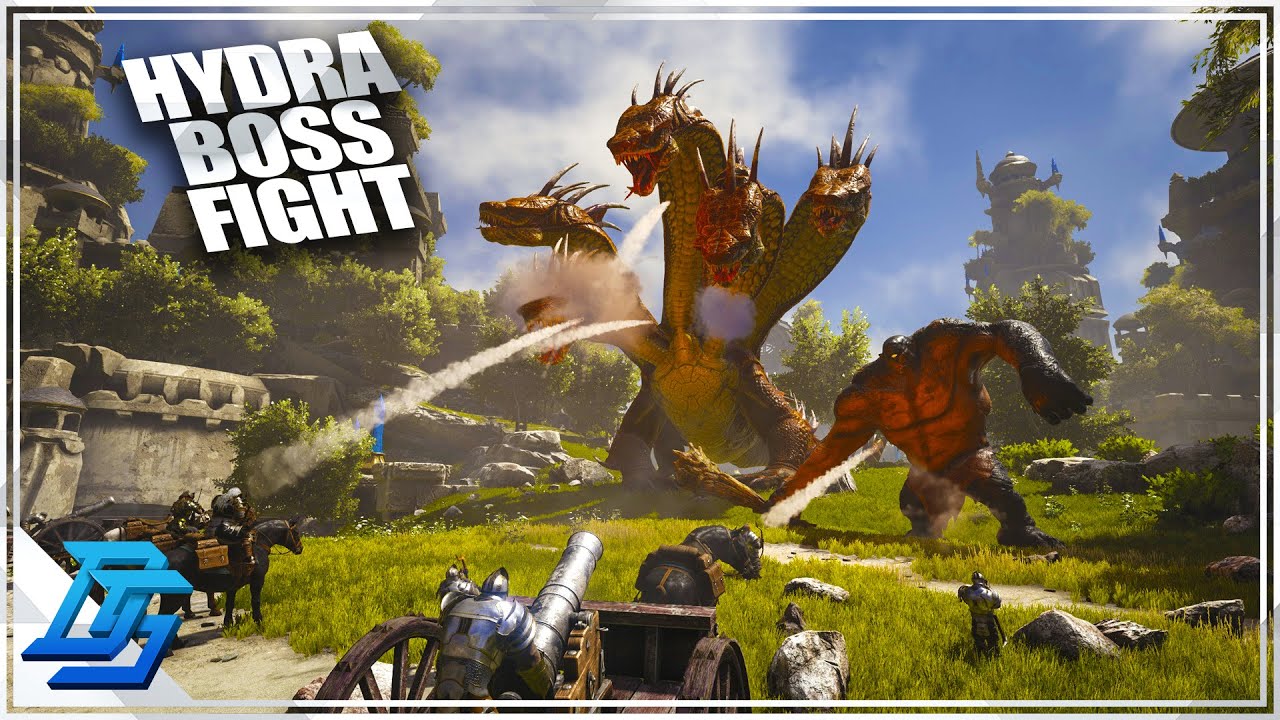 TAKING DOWN THE HYDRA, BOSS FIGHT TOWER BUILT! - Atlas Gameplay - PvP ...