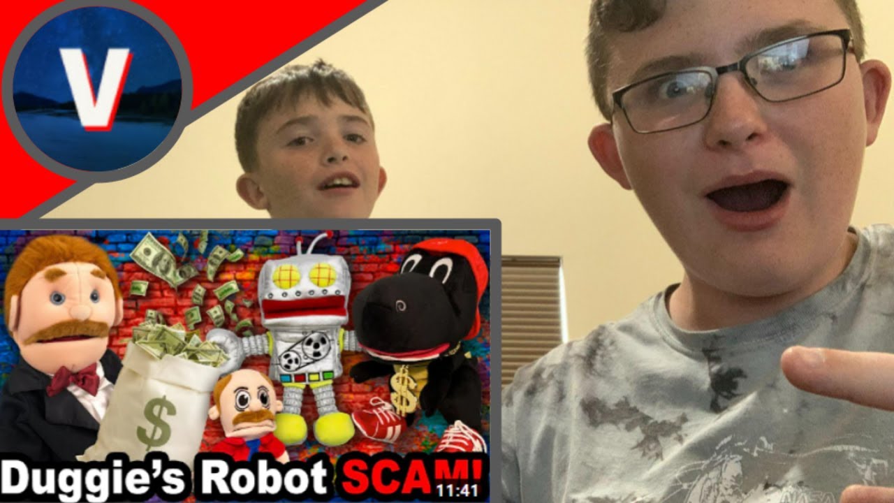 SML Movie: Duggie's Robot Scam! [Reaction] - YouTube