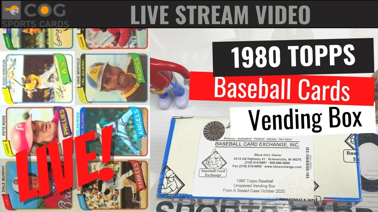 1980 Topps Baseball Vendig Box Break - Search for Rickey Henderson ...