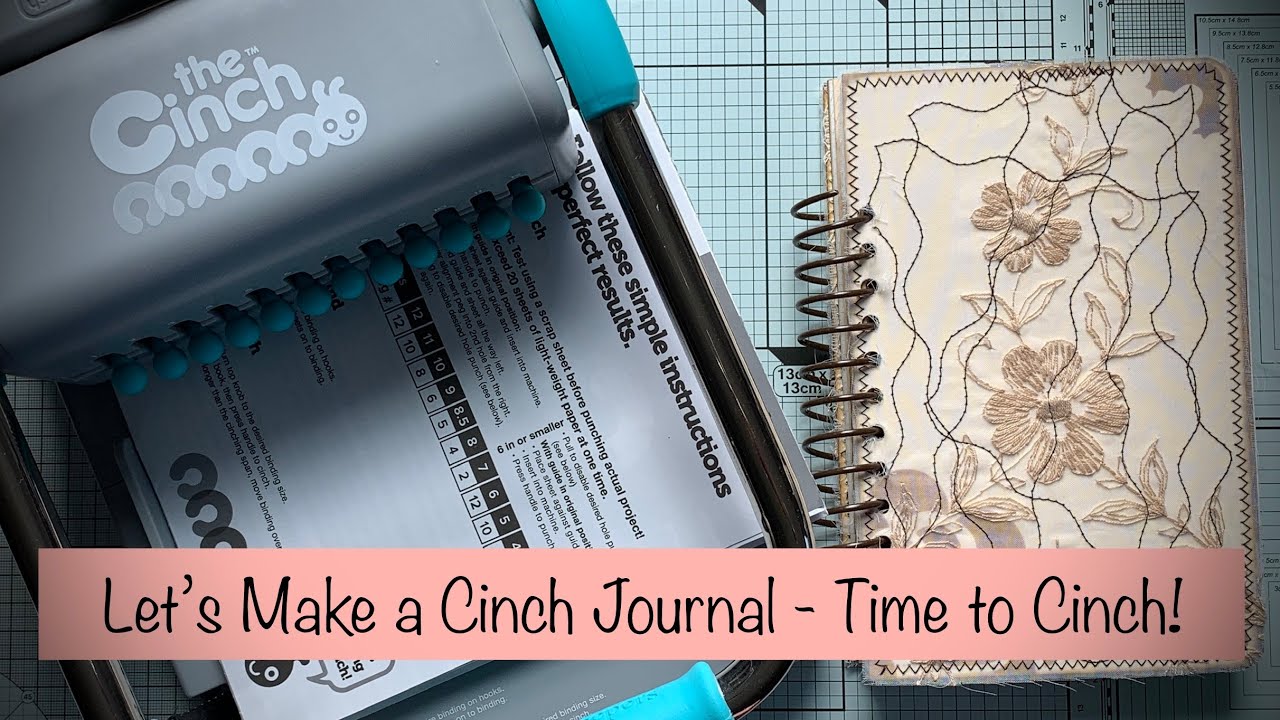 Let's Make a Cinch Journal - Part 3 - Time to Cinch! - YouTube