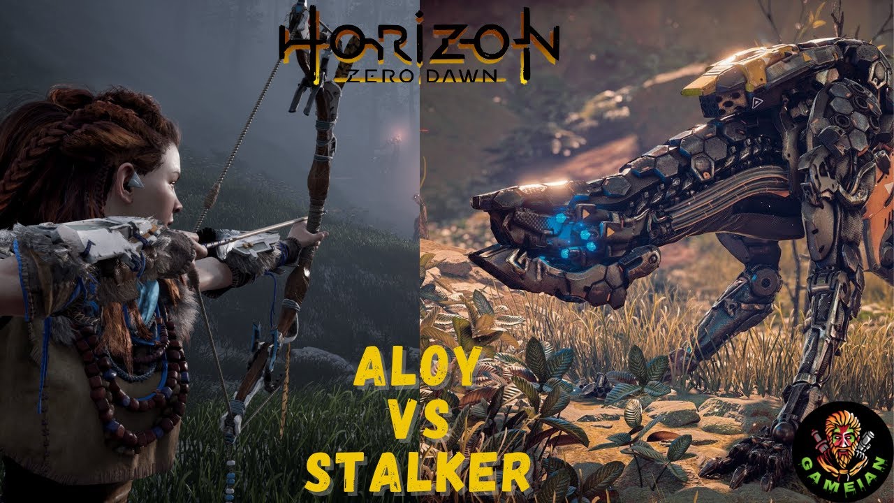 Invisible Machine Fight | Aloy vs Stalker | Horizon Zero Dawn | 1080p ...