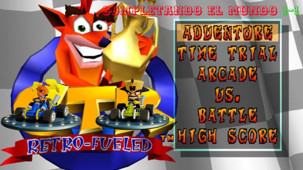 Crash Team Reacing Retro-Fueled Mod Completando el Mundo 1 - YouTube
