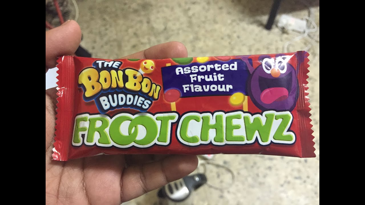 FROOT CHEWZ - BON BON BUDDY YEY FRUTY CANDY REVIEW - YouTube