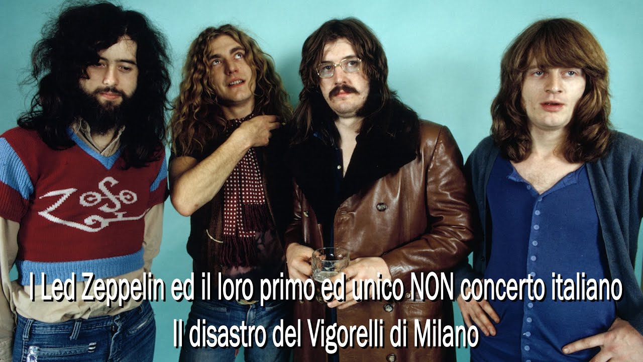 I Led Zeppelin ed il loro primo ed unico NON concerto italiano - Il ...