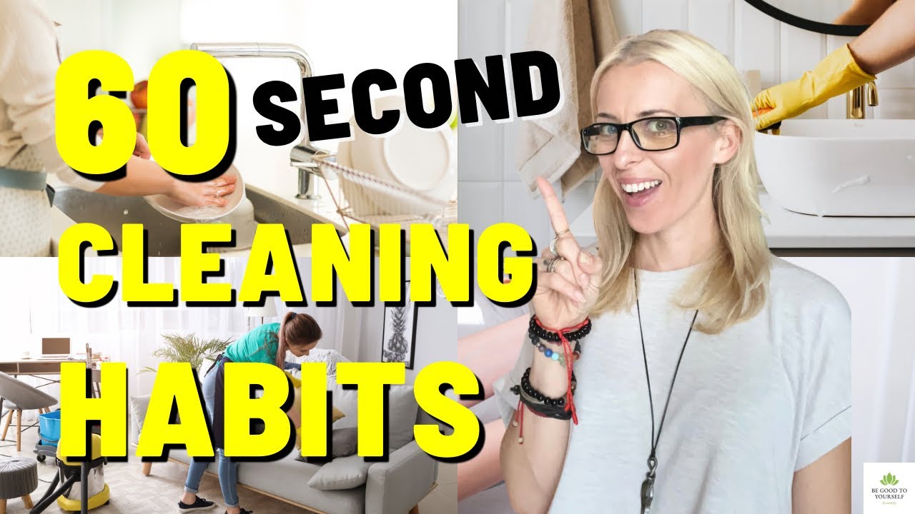 60-Second Habits to Keep Your Home Clean and Clutter Free - YouTube
