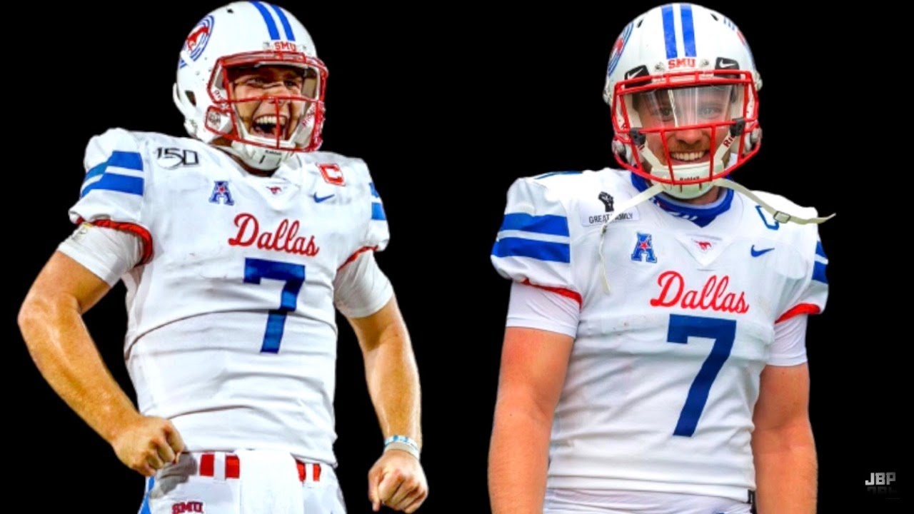 Smu Qb Shane Buechele Career Highlights 🟥⬜️🟦 ᴴᴰ Youtube
