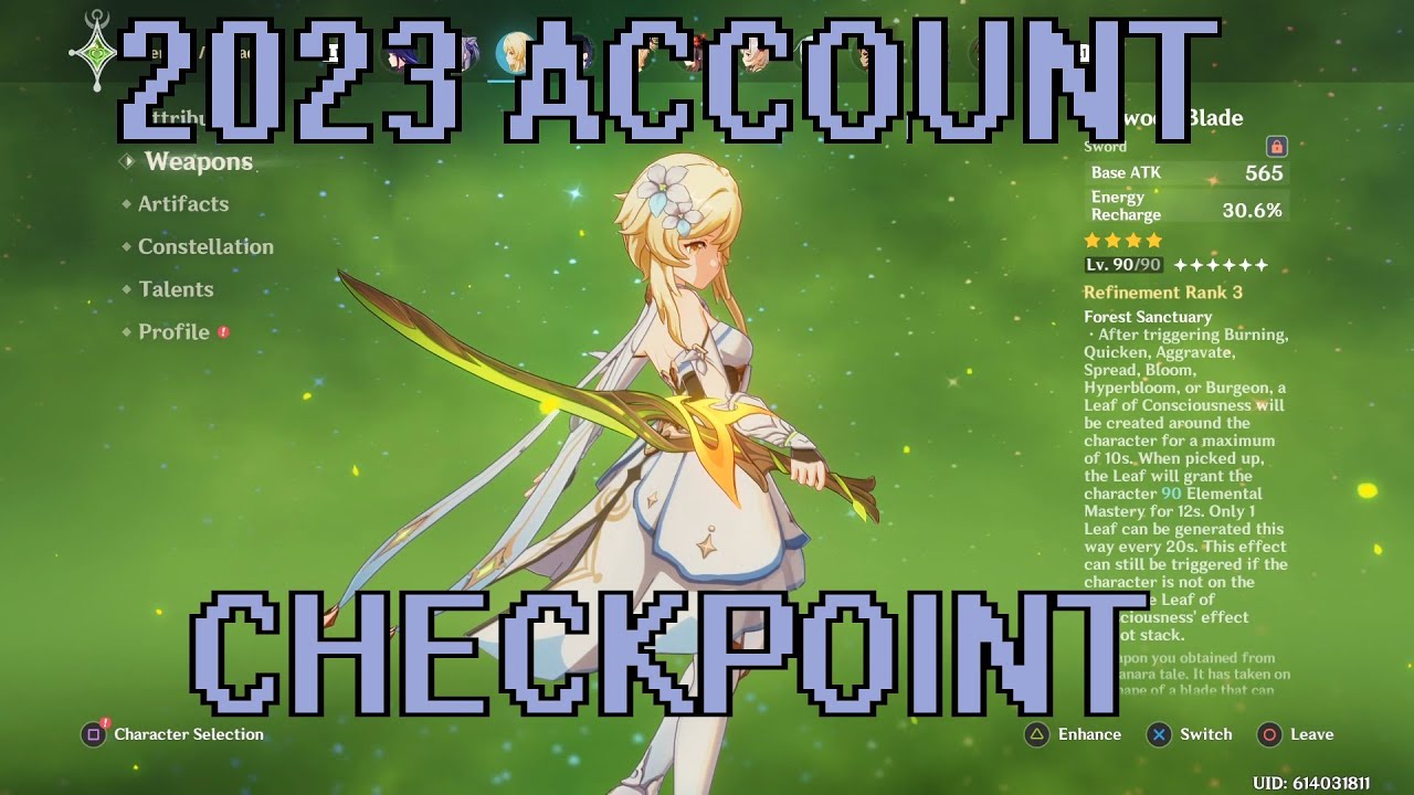 GENSHIN IMPACT MAY 2023 - CHARACTER/ACCOUNT CHECKPOINT - YouTube