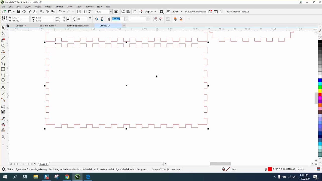 Corel Draw Tips & Tricks Make A Box free Software - YouTube