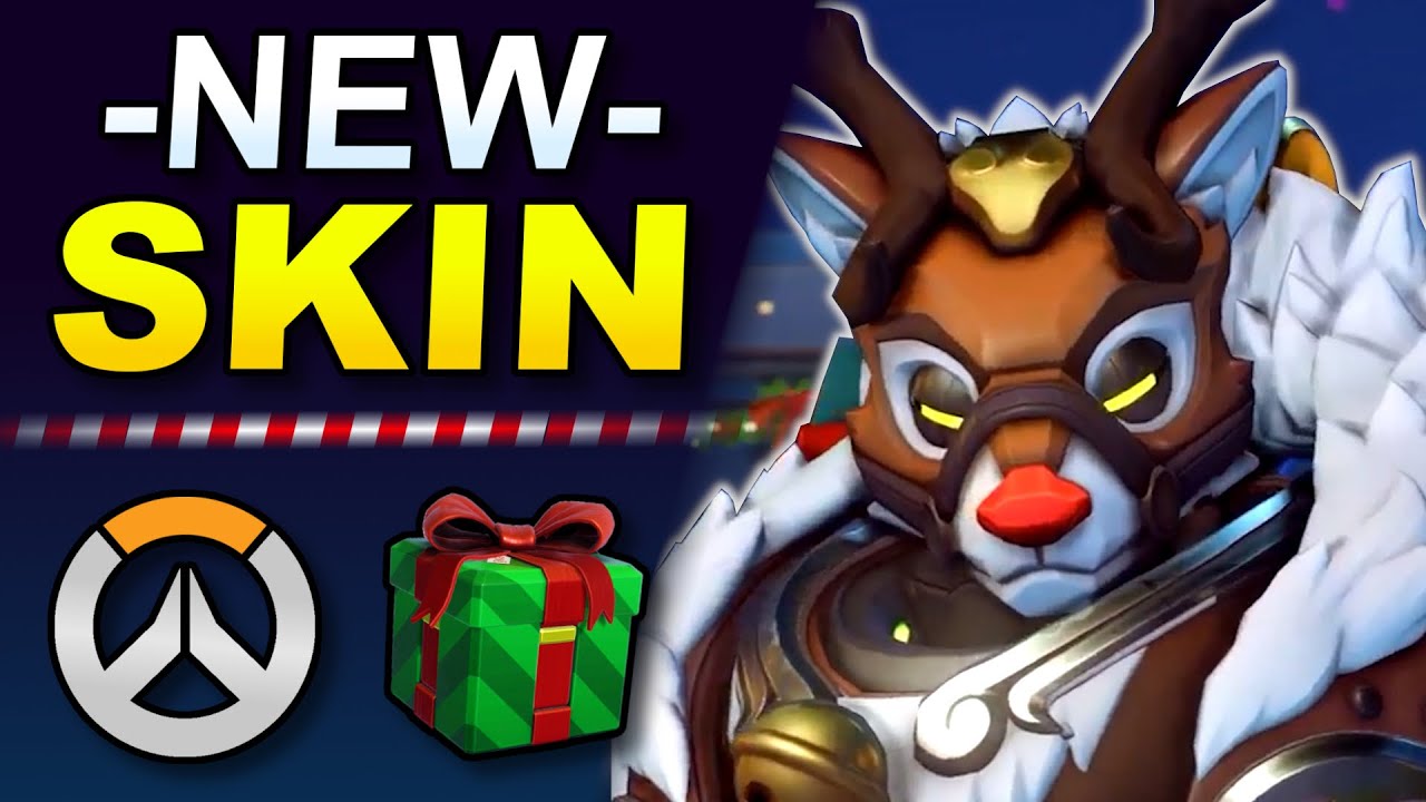 -NEW- Legendary SKIN! - Reindeer Orisa (Overwatch 2021 Winter ...