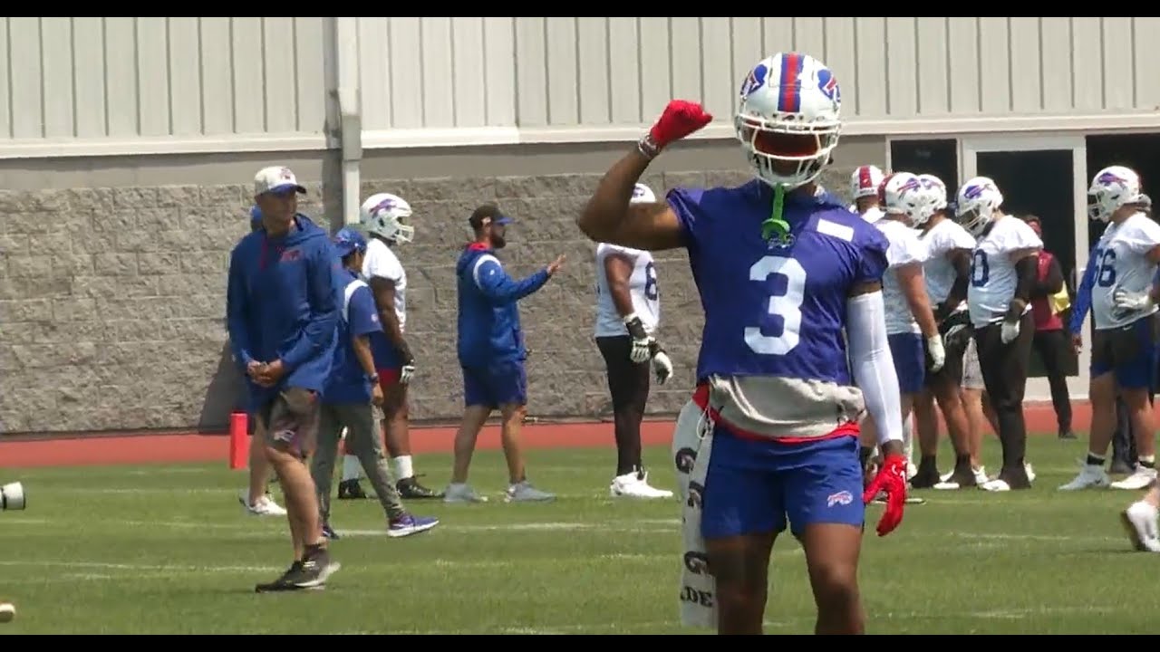 Buffalo Bills safety Damar Hamlin full participant in practice for the ...