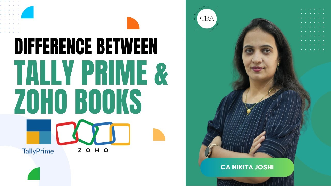 Difference between @tallyprime & @Zoho Books | Cloud Books Academy - YouTube
