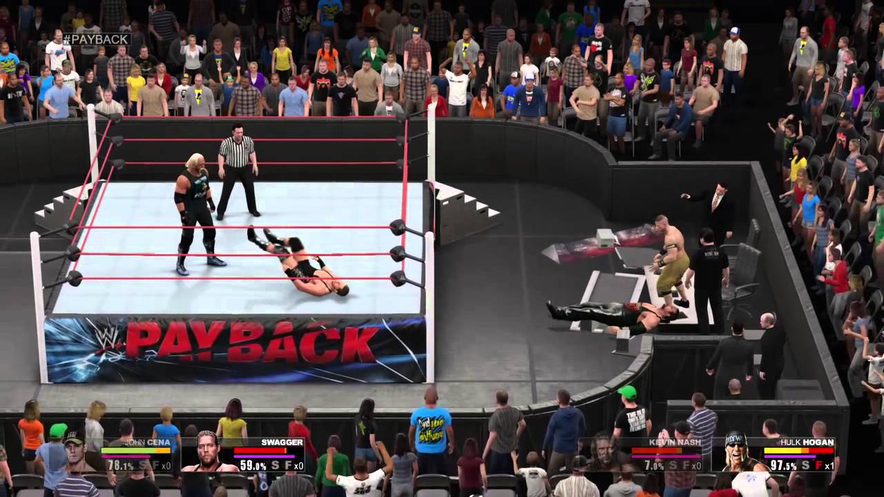 WWE 2K15 Royal Rumble - Brain Busters Vs NWO - YouTube