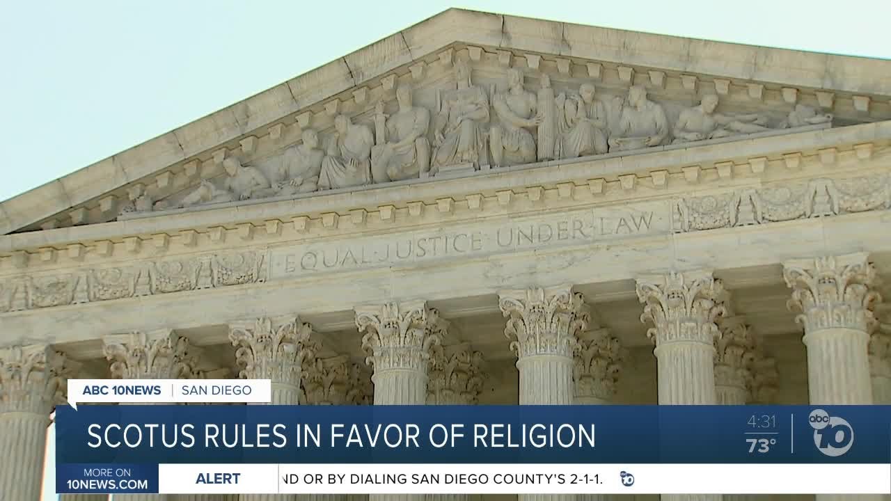 SCOTUS rules in favor of religion - YouTube