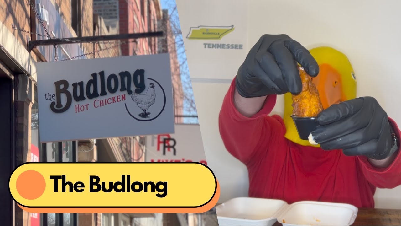 The Budlong Hot Chicken - Nashville Hot Chicken Tender | HD Food Review ...