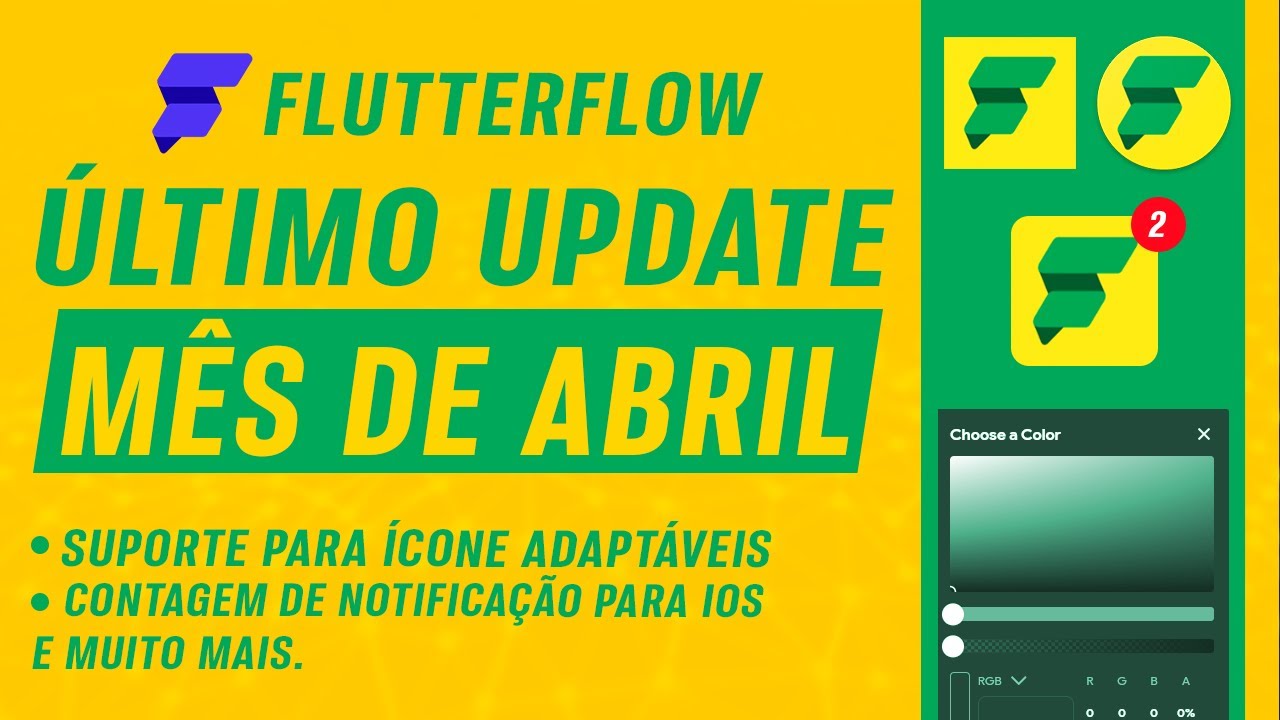 Último Update De Abril No Flutterflow Novos Recursos E Muito Mais Youtube