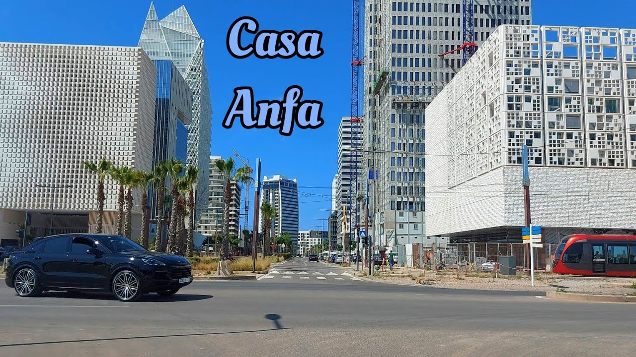 Casa Anfa Morocco جولة في القطب المالي كازا أنفا - YouTube