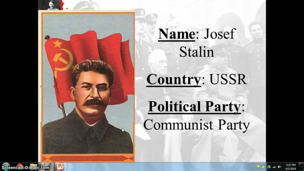 McKay Chapter 26 Part Six Stalin by Mr. Oliver - YouTube
