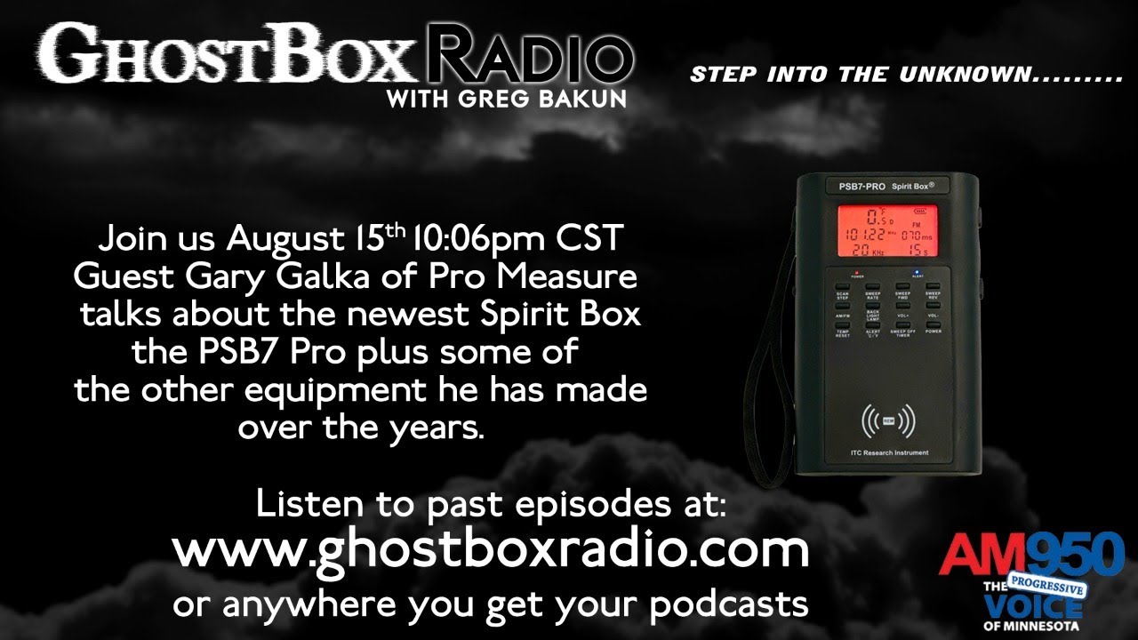 GhostBox Radio - Gary Galka 8.15.23 - YouTube
