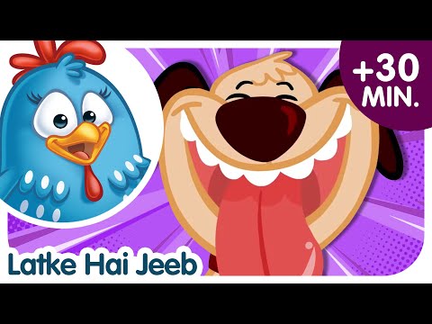Latke Hai Jeeb | Hindi Nursery Rhymes | Lottie Dottie Murgi