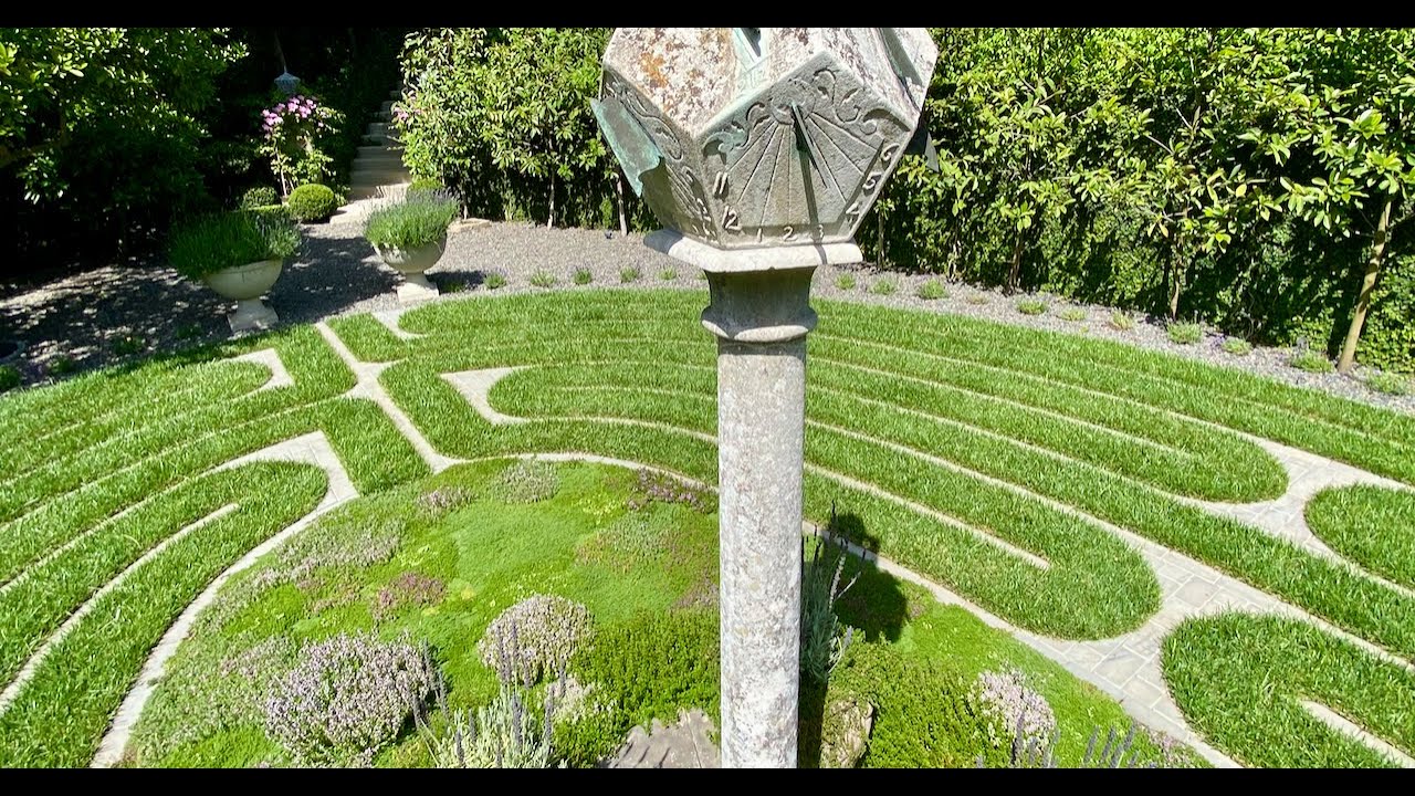 Elliptical Labyrinth for an English Garden - YouTube