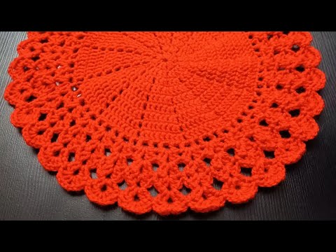Very Easy Crochet Doily | Tutorial ️ - YouTube
