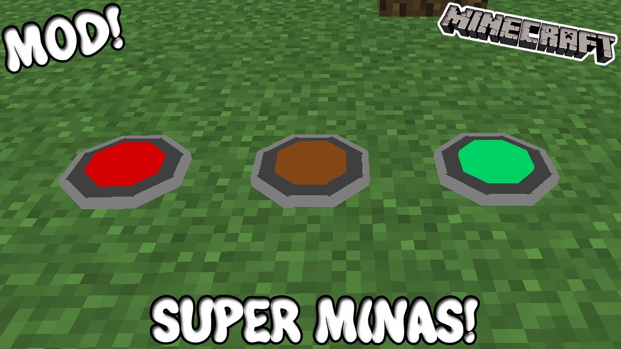 SUPER MINAS! Minecraft 1.19.2 MOD LANDMINES! - YouTube