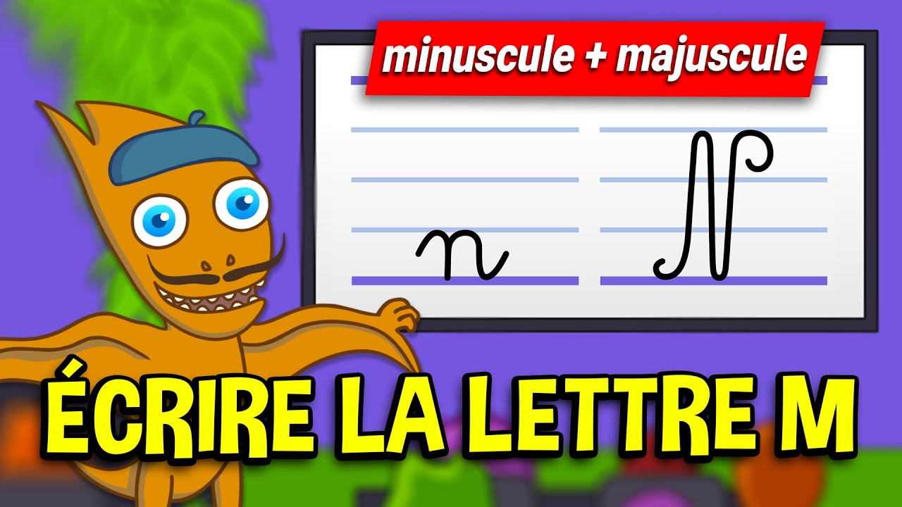 Apprendre à écrire la lettre N (CP - GS) Écriture lettre N minuscule ...