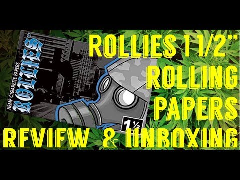 4K ROLLIES 1 1/2 ROLLING PAPERS REVIEW & UNBOXING #FullMeltFusion - YouTube